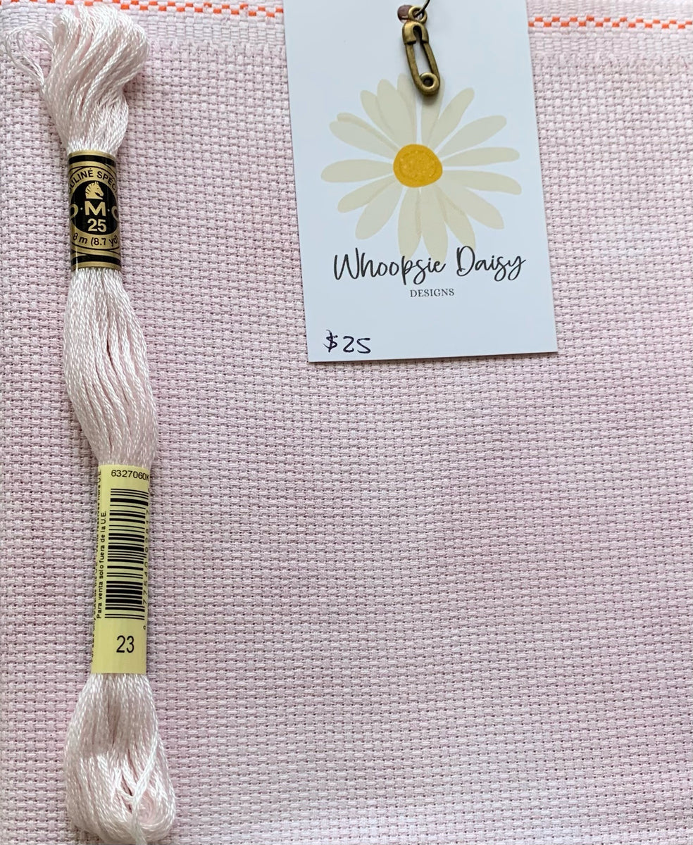 14ct Aida - Blush – Daisy Chain Stitchery