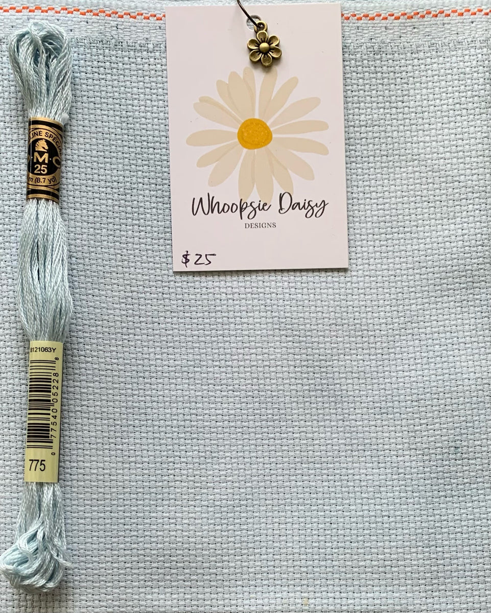 14ct Aida - Duck Egg Blue – Daisy Chain Stitchery
