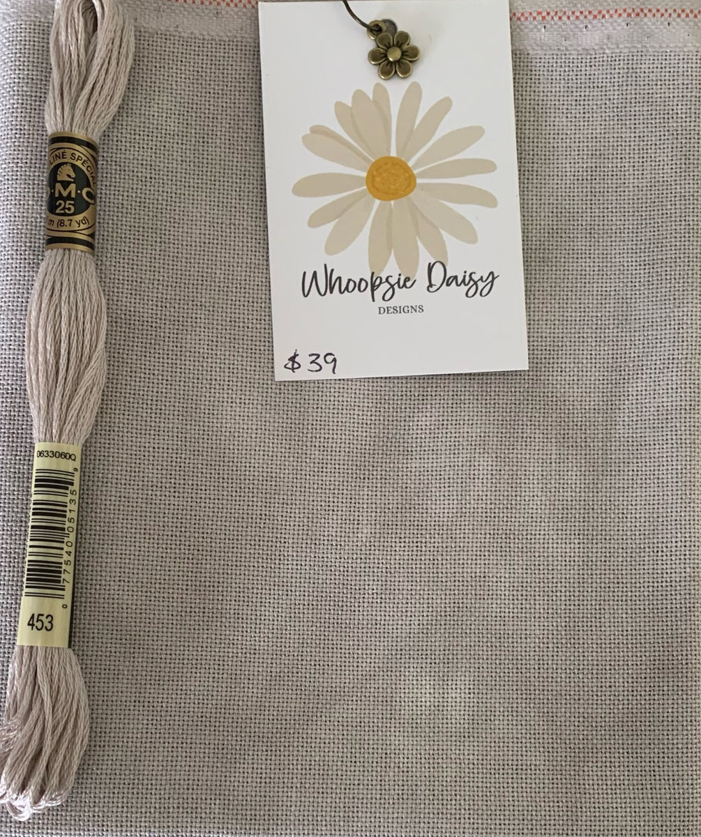 28ct Evenweave - Beaver Grey – Daisy Chain Stitchery